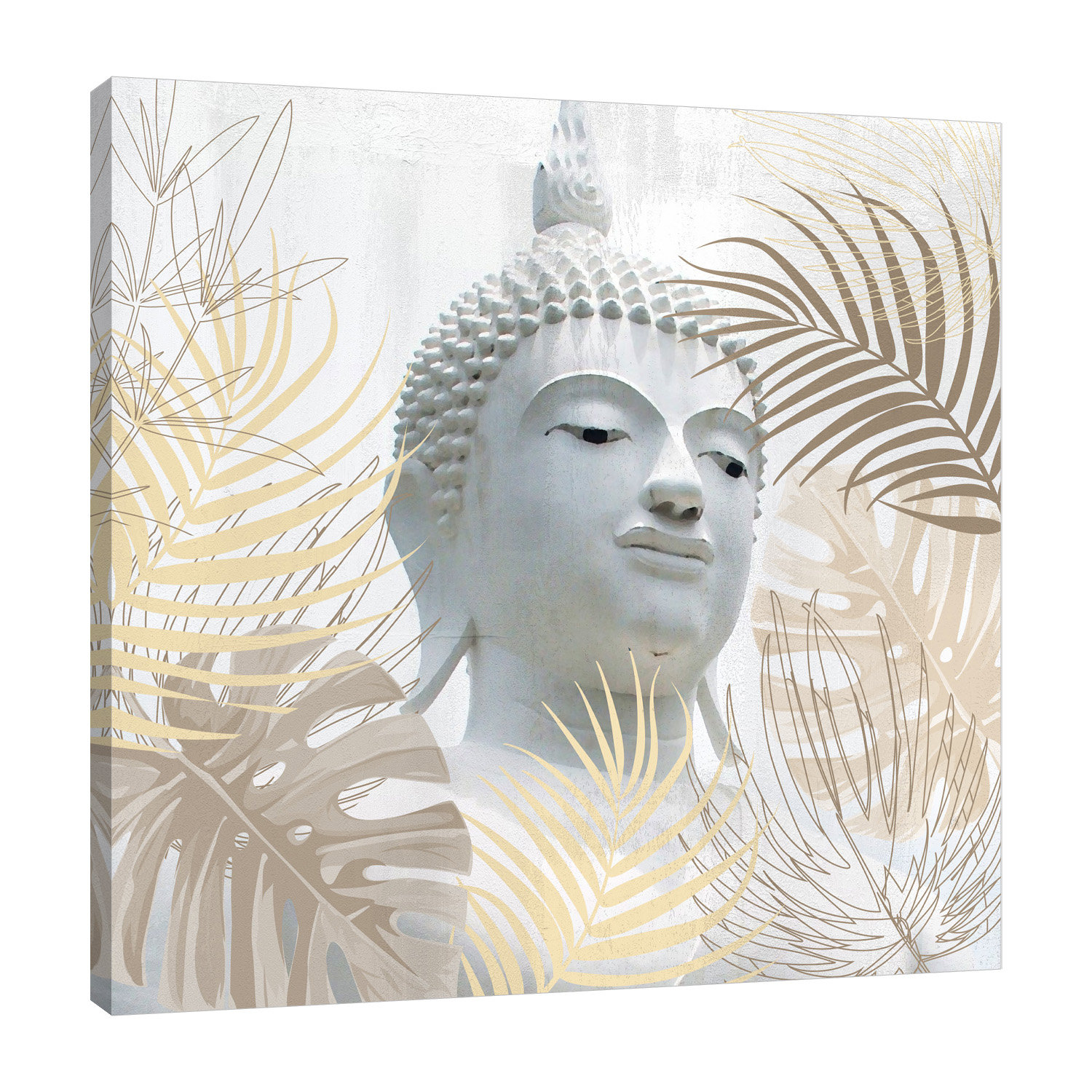 Jaxson Rea "Buddha Palm" Gallery Wrapped Canvas By Kimberly Allen 15908 | Wayfair